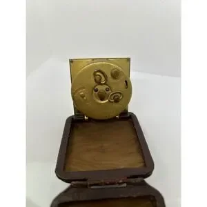 Rensie | Other | Vintage Rensie Travel Alarm Clock 7 Jewels Leather ...